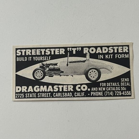 None and/or Unknown | Other | Dragmaster Co Streetster T Roadster ...